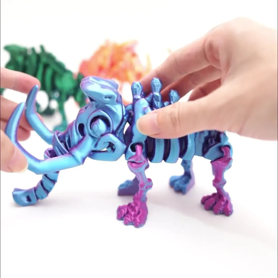 3D Printed Tyrannosaurus Rex Realistic Dinosaur Model Jointed Full Mov